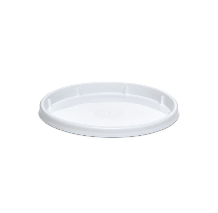 Placon : Universal 1532 LLDPE White Lid (Recessed Lid)