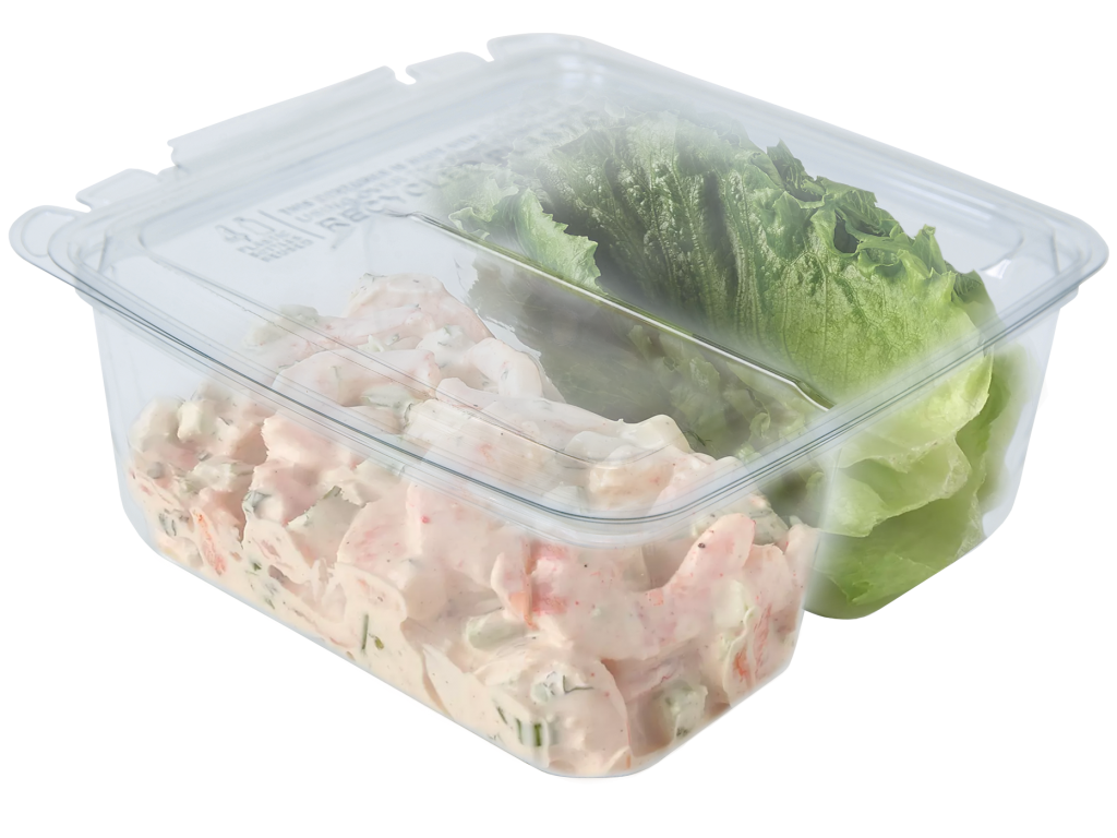 Placon : Crystal Seal® reFresh® 2-Compartment Square Container
