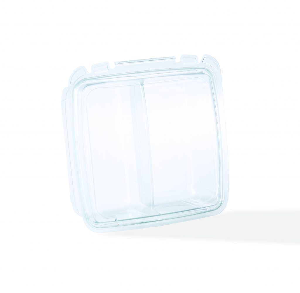 Placon : Crystal Seal® reFresh® 2-Compartment Square Container