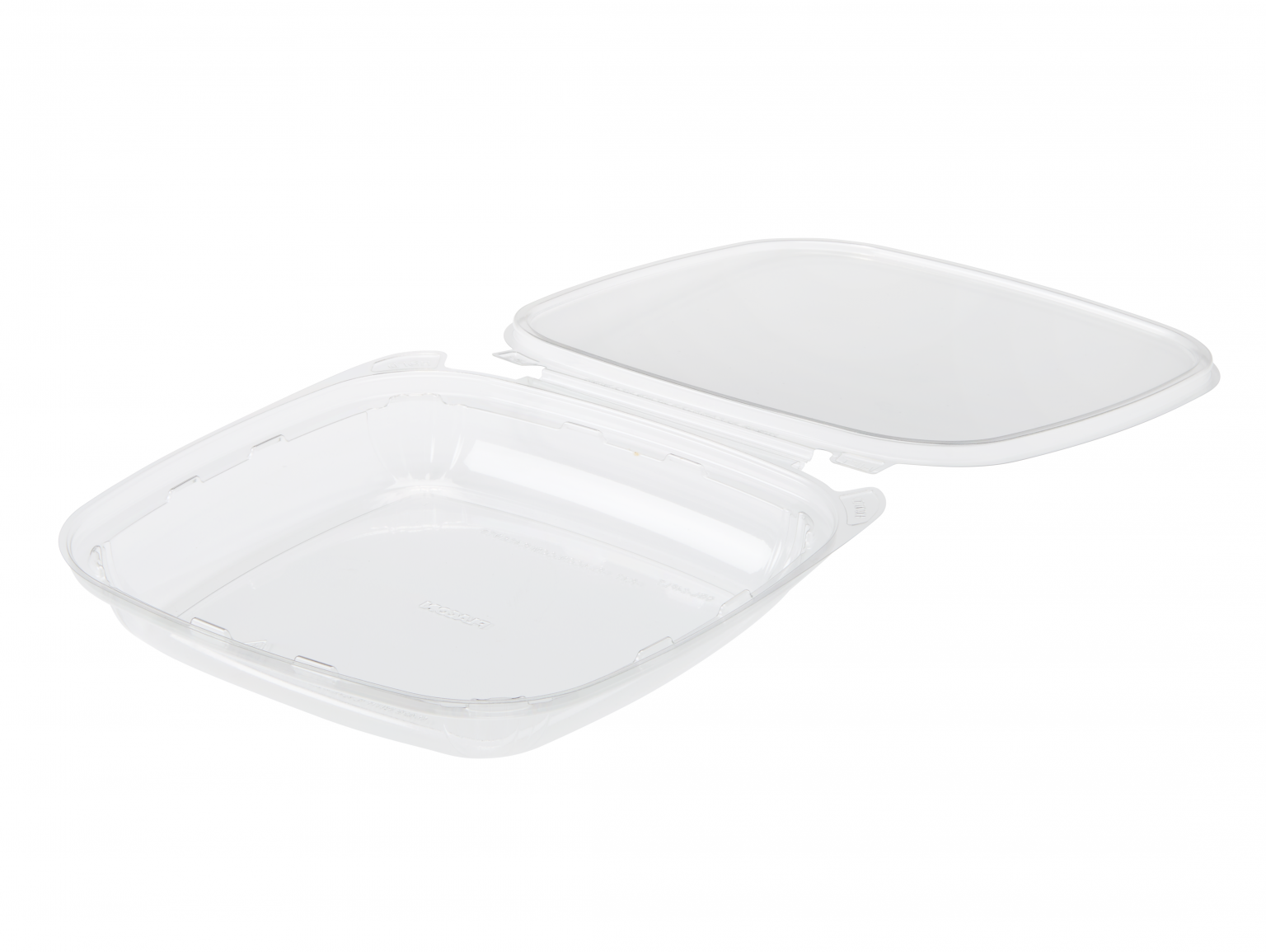 Placon : Fresh ‘n Clear® Tamper-Evident 24 oz Party Dip Tray with Flat Lid